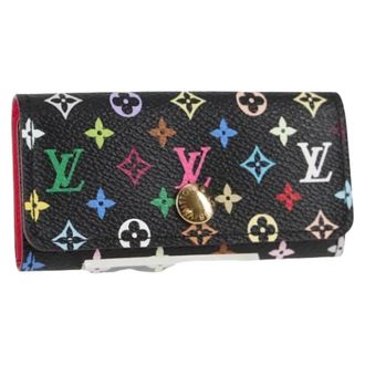 Louis Vuitton Porte-cl&eacute;s Pre-owned en toile Monogram Multicolore - Femme - Pre-owned - Noir - Taille: ONE Size