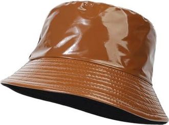 Generic LOIJMK Couleur Cuir Clair, Double Chapeau de P&ecirc;cheur, Chapeau de Soleil en Plein Air pour Femmes, Chapeau de Voyage Pliable Homme, Multicolore en Opti