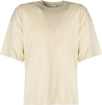 John Richmond T-shirt col rond - Homme - Tops - Beige - Taille: L