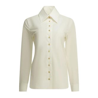 Khaite Ivy Shirt - Femme - Blouses et Chemises - Blanc - Taille: 36 FR