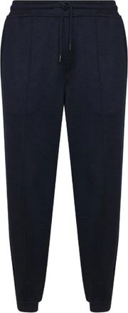 Brunello Cucinelli Homme, Pantalons, Bleu, Taille: L Pantalon de surv&ecirc;tement fusel&eacute; en m&eacute;lange de cachemire