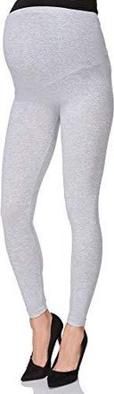 FUTURO FASHION Legging Long de Grossesse - très Confortable - Coton - Nombreuses Tailles - Cendre - 40