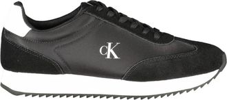 Calvin Klein Femme, Chaussures, Noir, Taille: 36 EU Runner Laceup MG Nylon Mix