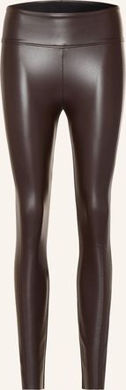 Wolford Leggings Edie In Lederoptik braun
