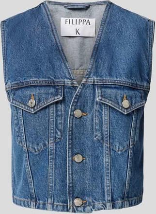 Filippa K Jeansweste mit Knopfleiste