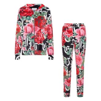 Philipp Plein Femme, Combinaisons et Ensembles, Multicolore, Taille: 40 FR Ensemble de jogging : Sweat &agrave; capuche et pantalon Dark Romance