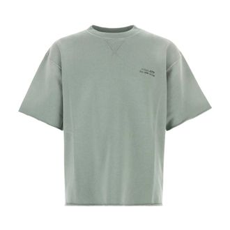 Golden Goose Journey Garment-Dyed T-Shirt - - Tops - Herren - Gr&uuml;n - S
