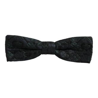 Dolce & Gabbana Homme, Accessoires, Noir, Taille: ONE Size Papillon Pr&ecirc;t &agrave; Nouer en Jacquard