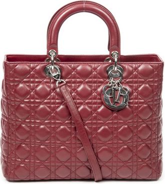 Dior Crossbody Bags - Large Lady Dior Zip - Gr. unisize - in Rot - f&uuml;r Damen