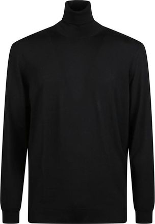 Drumohr Homme, Pulls, Noir, Taille: M Pull Col Roul&eacute; &agrave; Manches Longues