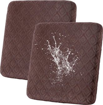 Shanna Stretch Sitzkissen Sofabezug rutschfest Sitzkissenbezüge: 2-Sitzer Wasserdichter Jacquard Couchkissenbezüge Hoch Elastischer Outdoor-Kissen Sofabezug 