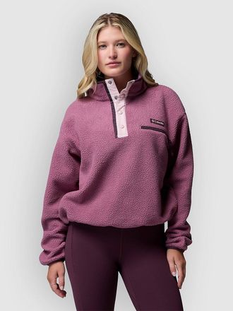 Columbia Helvetia II Cropped Half Snap Fleece Half-Zip Fleece Pullover mineral pi