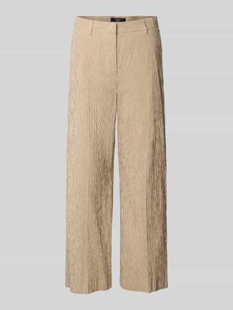 Max Mara Regular Fit Weite Hose aus Baumwoll-Leinen-Mix Modell MARINA