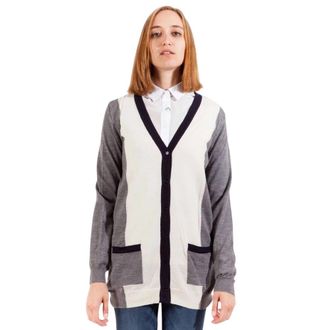 GANT Lang&auml;rmliger Cardigan - - Knitwear - Damen - Grau - XS