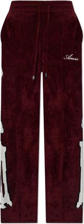 Amiri Femme, Pantalons, Rouge, Taille: 38 FR Bones Oversized Sweatpant