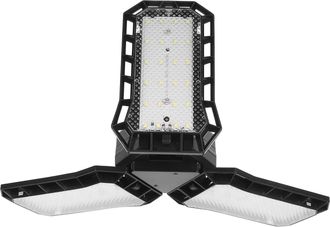 DOITOOL Led Garagenlampe 45w E27/e26 Sockel Garagenbeleuchtung Mit Klappbaren Fl&uuml;geln Led Ladenbeleuchtung F&uuml;r Werkstatt Keller Garage