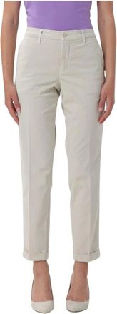 Fay Femme, Pantalons, Beige, Taille: W27 Pantalon Décontracté en Coton
