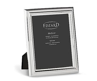 Edzard Cadre photo Florence, argenté chic, résistant au ternissement, pour photo 20 x 25 cm
