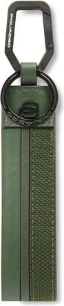 Piquadro Homme, Accessoires, Vert, Taille: ONE Size Porte-cl&eacute;s mousqueton