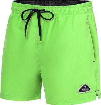 Ladeheid Herren Badehose Badeshorts Schwimmhose Bademode Strandmode LAZA1003 (Hellgr&uuml;n Schwarz, XL)