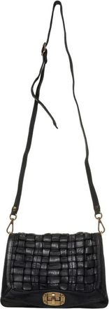 Campomaggi Hobo Bags - Shoulder Bag With Distinctive Woven Leather Design - Gr. unisize - in Schwarz - für Damen