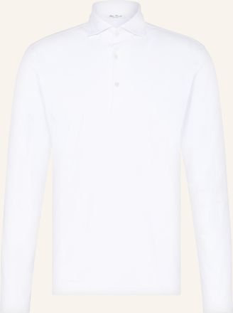 Stefan Brandt Jersey-Poloshirt weiss