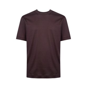Eleventy Rundhals-T-Shirt - - Tops - Herren - Rot - L