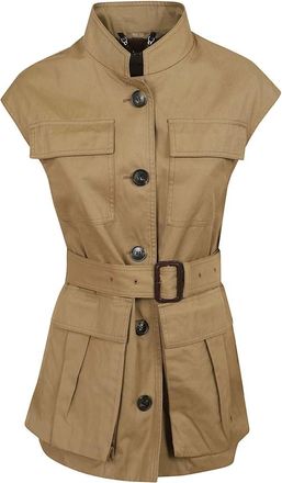 Dries Van Noten Femme, Vestes, Brun, Taille: 36 FR Safari vest