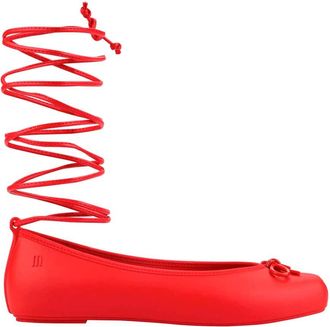 Melissa Damen Vicky Ad Ballerinas, rot, 41/41.5 EU Schmal
