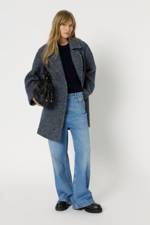 Gerard Darel Manteau ample chin&eacute; - MALIYA - Indigo