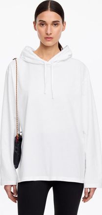 Arket Sweatshirt Mit Kapuze -Wei&szlig;