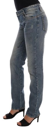 Costume National Womens Blue Cotton Stretch Denim Jeans Clothing