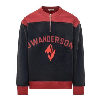 J.W.Anderson Sweatshirt mit halbem Rei&szlig;verschluss - - Sweatshirts & Hoodies - Herren - Mehrfarbig - M