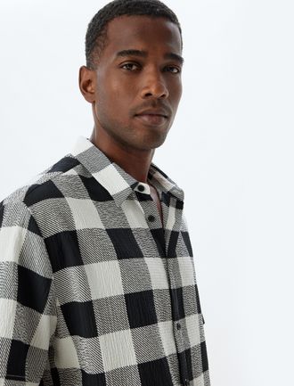 Koton Shirt Hemdkragen Kurzärmelig Shirt