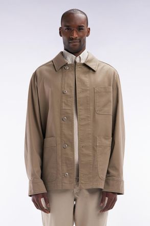 Eden Park Surchemise À Poches Plaquées En Coton Stretch Sable