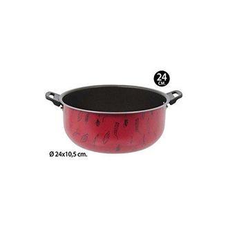 Privilege CECEROLA mit 2 Griffen 1 mm. Rosso Pentolino, &Oslash; 24 cm