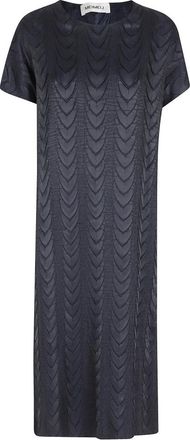 Meimeij Femme, Robes, Bleu, Taille: 38 FR Pleated Dress