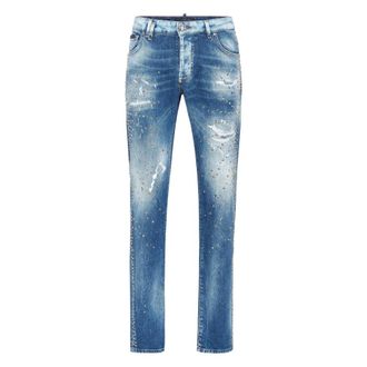 Philipp Plein Jeans slim - Homme - Jeans - Bleu - Taille: W32