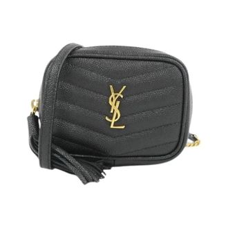 Saint Laurent Pre-owned Baby BAG LOU Kalbsleder Umh&auml;ngetasche - - Pre-owned - Damen - Schwarzk - ONE SIZE