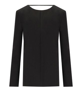 Federica Tosi BLOUSE EN CADY NOIRE FEDERICA TOSI