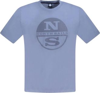 North Sails Blau Baumwoll T-Shirt - - Tops - Herren - Blau - XL