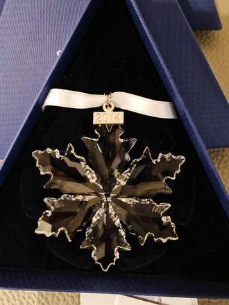 Swarovski Annual Edition 2014 - Kristallschneeflocke Verzierung, Transparent