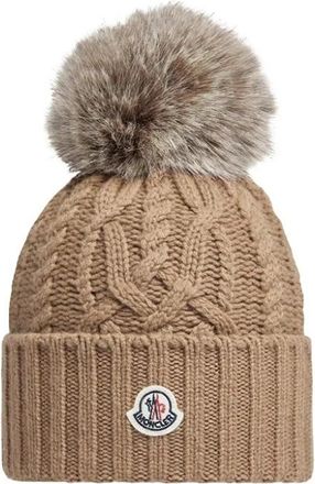 Moncler Berretto Tricot - - Accessories - Damen - Braun - ONE SIZE