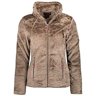 Geographical Norway UNIVERS LADY - Polaire Chaude Douce Femme Confortable - Veste Hiver Chaud Femmes Doux - Sweat Epais Longues Manches - Pull Parfait Fourrure Confort TA