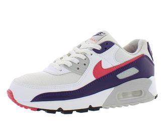 Nike Nike Damen Air Max III Sneaker, White/Eggplant/Flare Zen Grey, 45 EU
