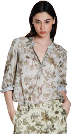 Mason's Femme, Blouses et Chemises, Multicolore, Taille: 36 FR Adele Long Sleeve Shirt