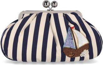 Weekend by Max Mara POCHETTE PASTICCINO GERUSIA MEDIUM BLEUE MAX MARA WEEKEND