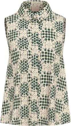 Emme Di Marella Emme DI Marella, Femme, Blouses et Chemises, Vert, Taille: 40 FR Chemise Emmodino