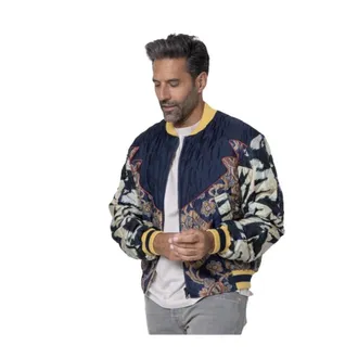 Pierre-Louis Mascia Bomber Jacket - Homme - Vestes - Bleu - Taille: XL
