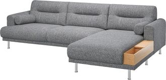 IKEA LÅNGARYD 3er-Sofa mit Récamiere, rechts